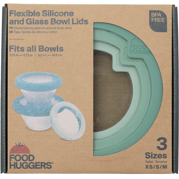 Food Huggers | Kitchen | Food Huggers Replacement Lids For Glass ...
